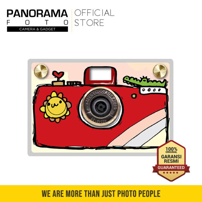 Camera Canon Paper Shoot Hand Drawing Series ( Red ) – Panorama Foto