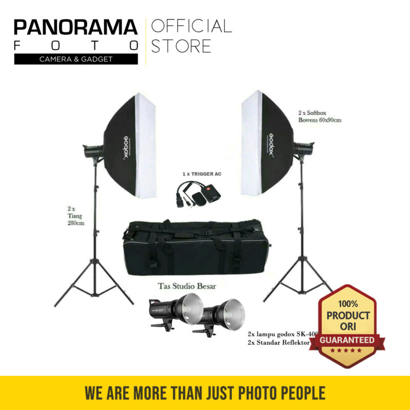 Paket Lampu Studio Flash Godox SK-300 II V – Panorama Foto
